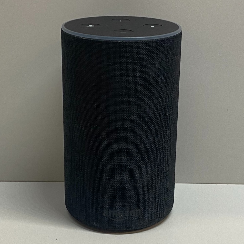 Pre-owned Amazon Echo Smart Speaker 2nd Generation in Charcoal - Own4Less